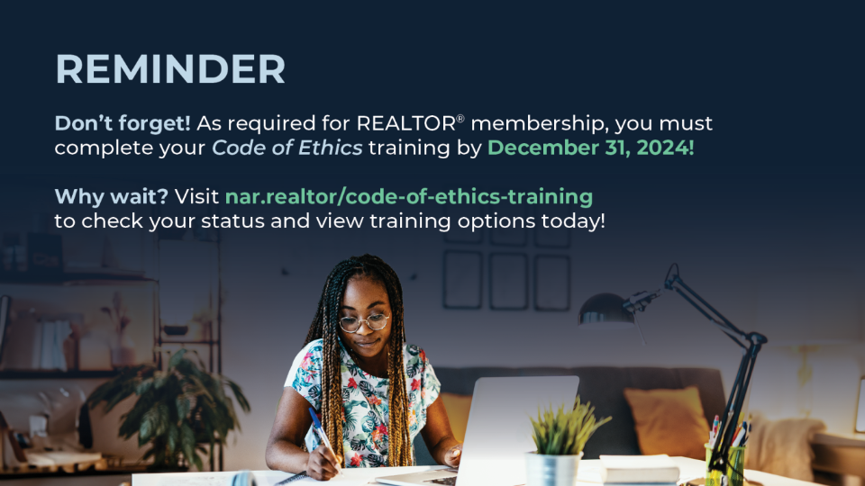 Communication Materials for Code of Ethics Deadline